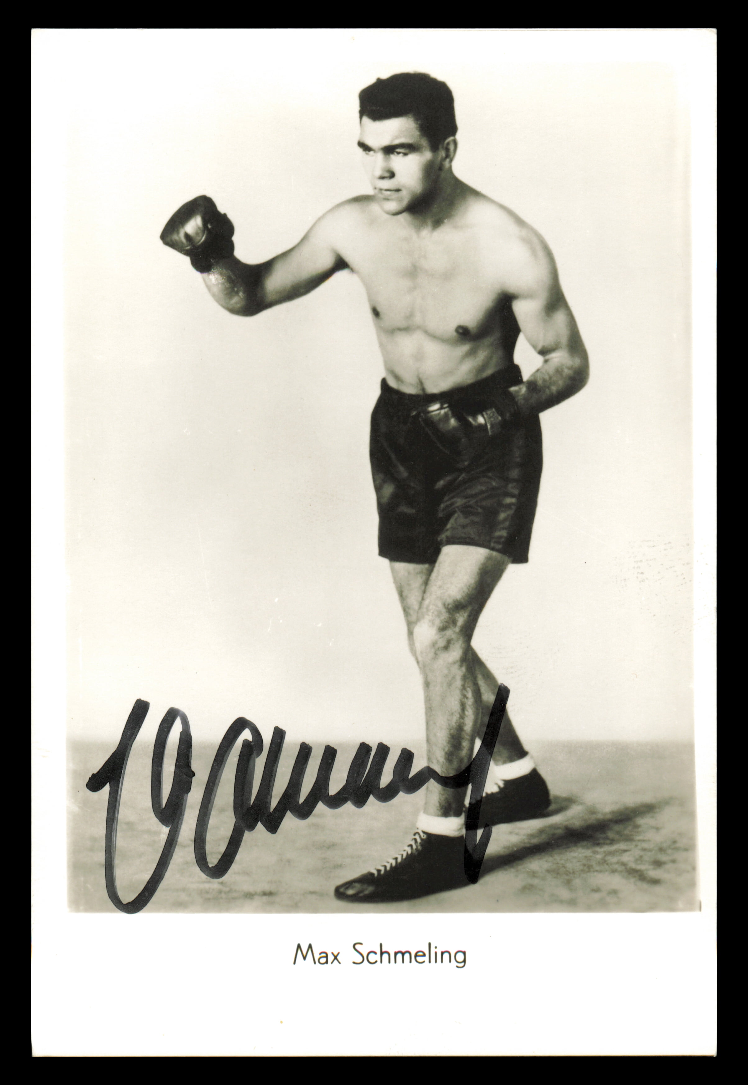 Max Schmeling Autographed 3.5x5.5 Photo SKU #240759 - Walmart.com