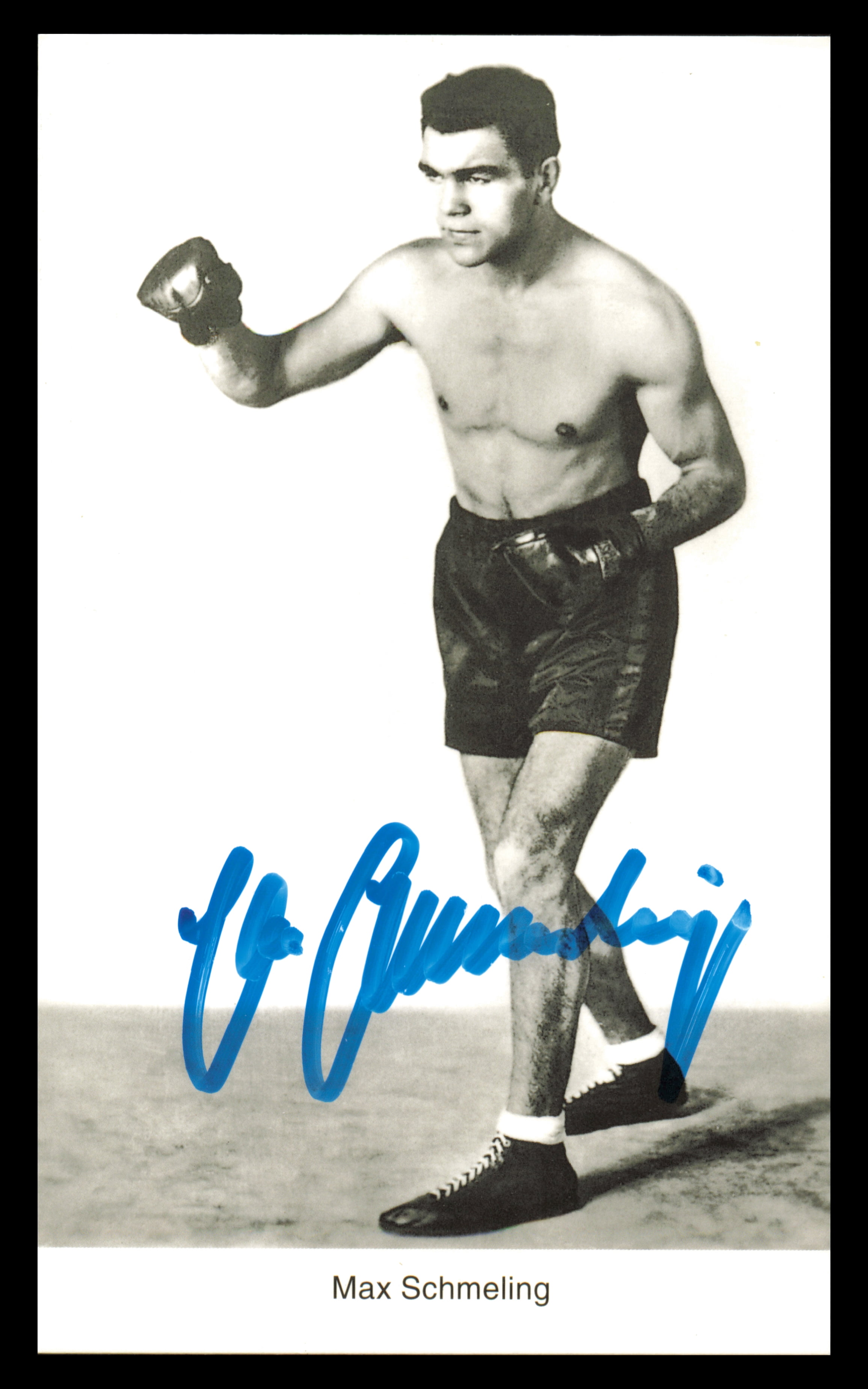 Max Schmeling Autographed 3.5x6 Photo SKU #240750 - Walmart.com