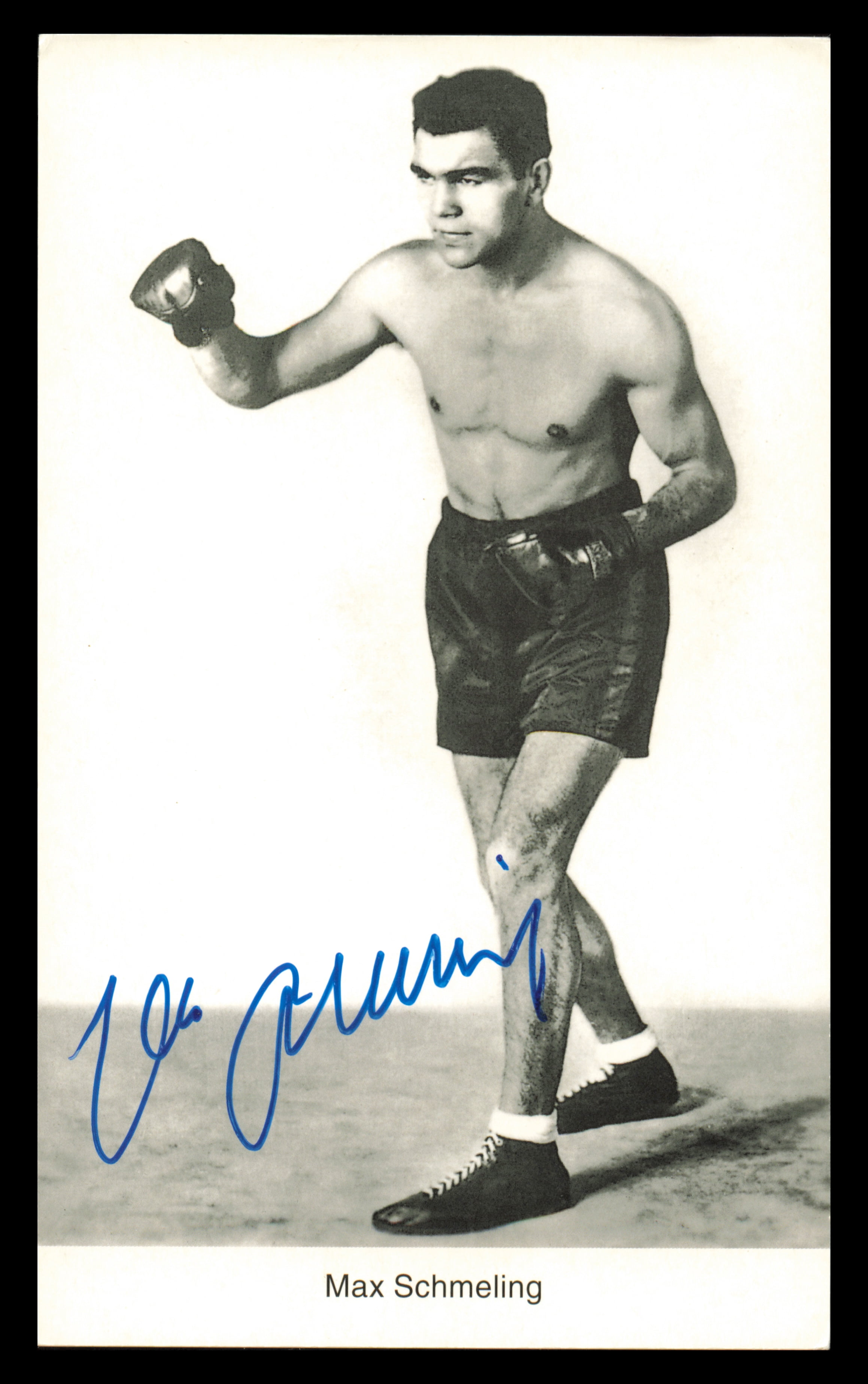 Max Schmeling Autographed 3.5x6 Photo SKU #240751 - Walmart.com