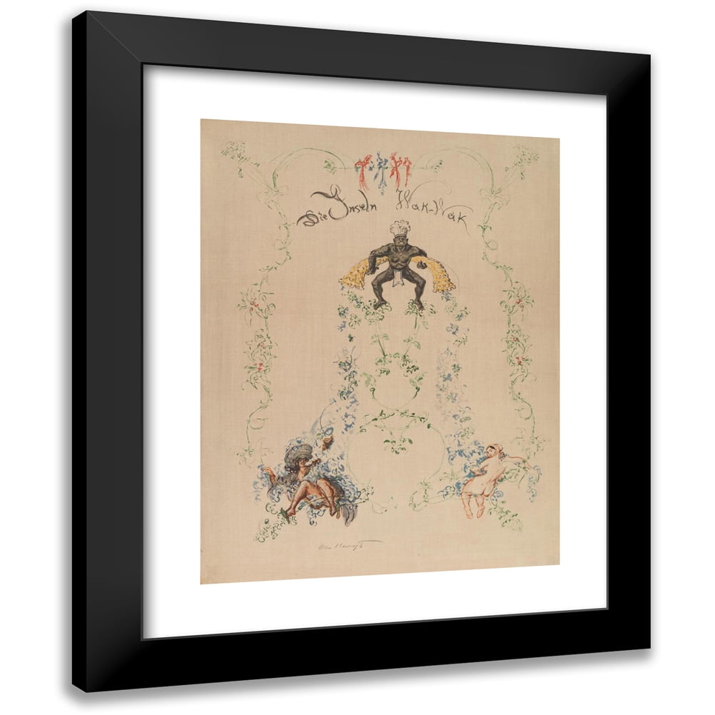 Max Slevogt 15x18 Black Modern Framed Museum Art Print Titled - The ...