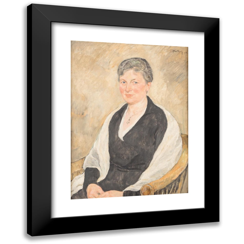 Max Stern 11x14 Black Modern Framed Museum Art Print Titled - Portrait ...