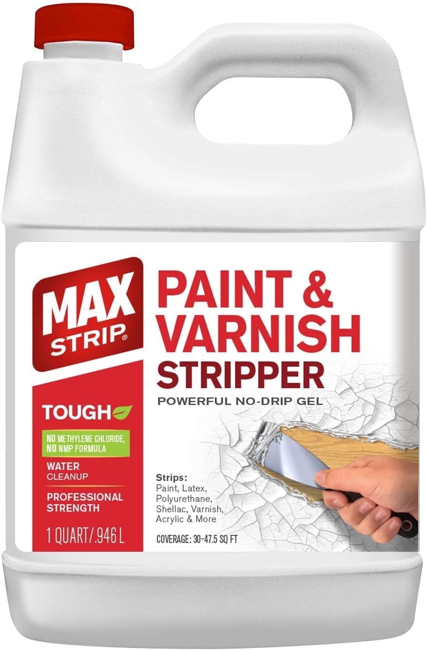 Max Strip Paint & Varnish Stripper 32oz - Walmart.com