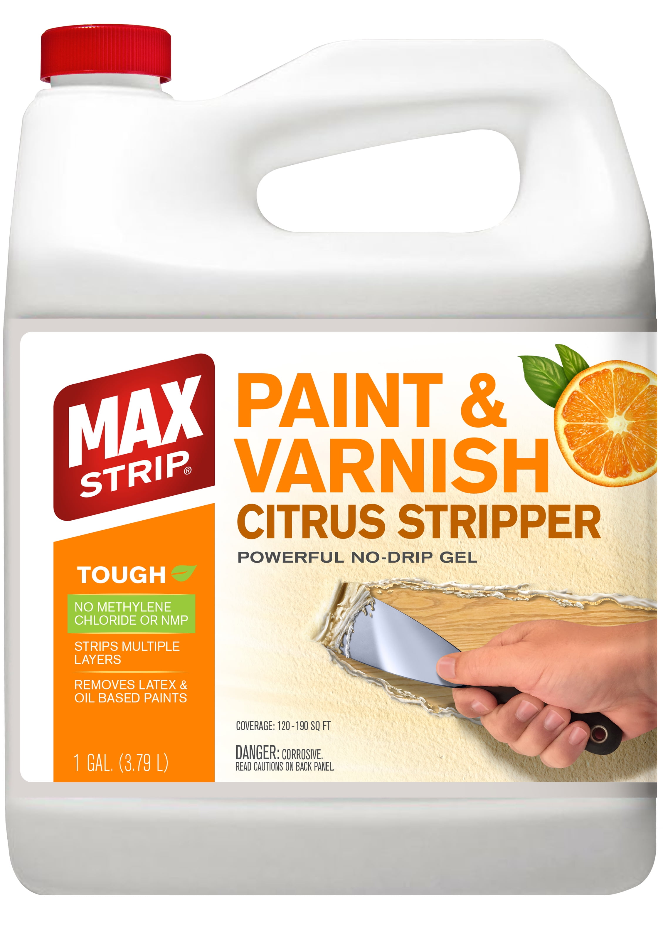 Max Strip Paint & Varnish Citrus Stripper 1 gallon - Walmart.com