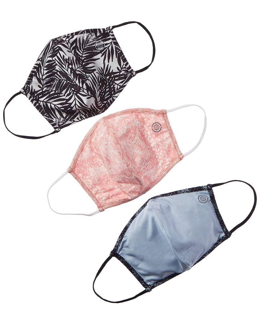 Max Studio Pack of 3 Cloth Face Masks, os - Walmart.com