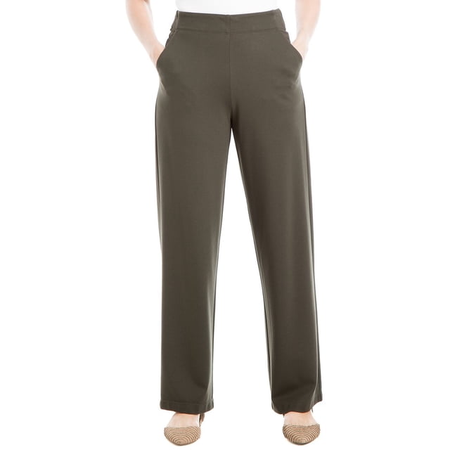 Max Studio womens Easy Leg Ponte Pant, s - Walmart Business Supplies