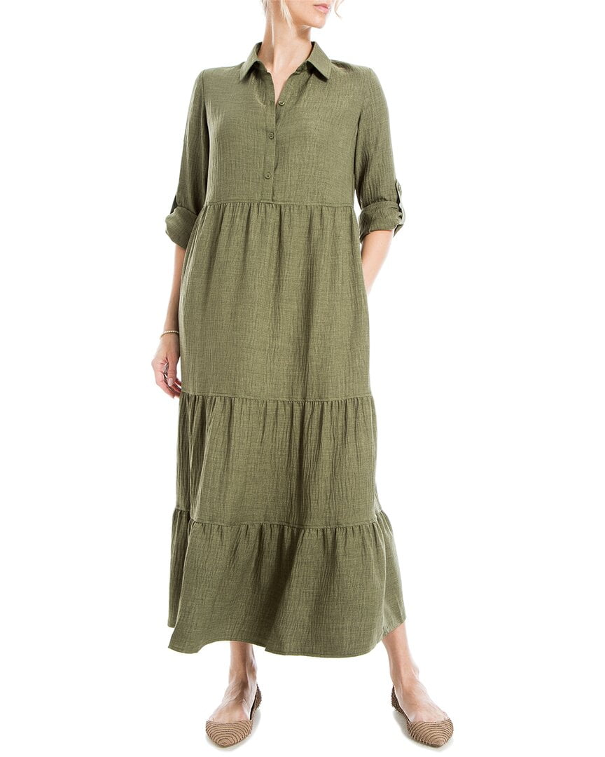 Max Studio womens Tiered Maxi Dress, l - Walmart.com