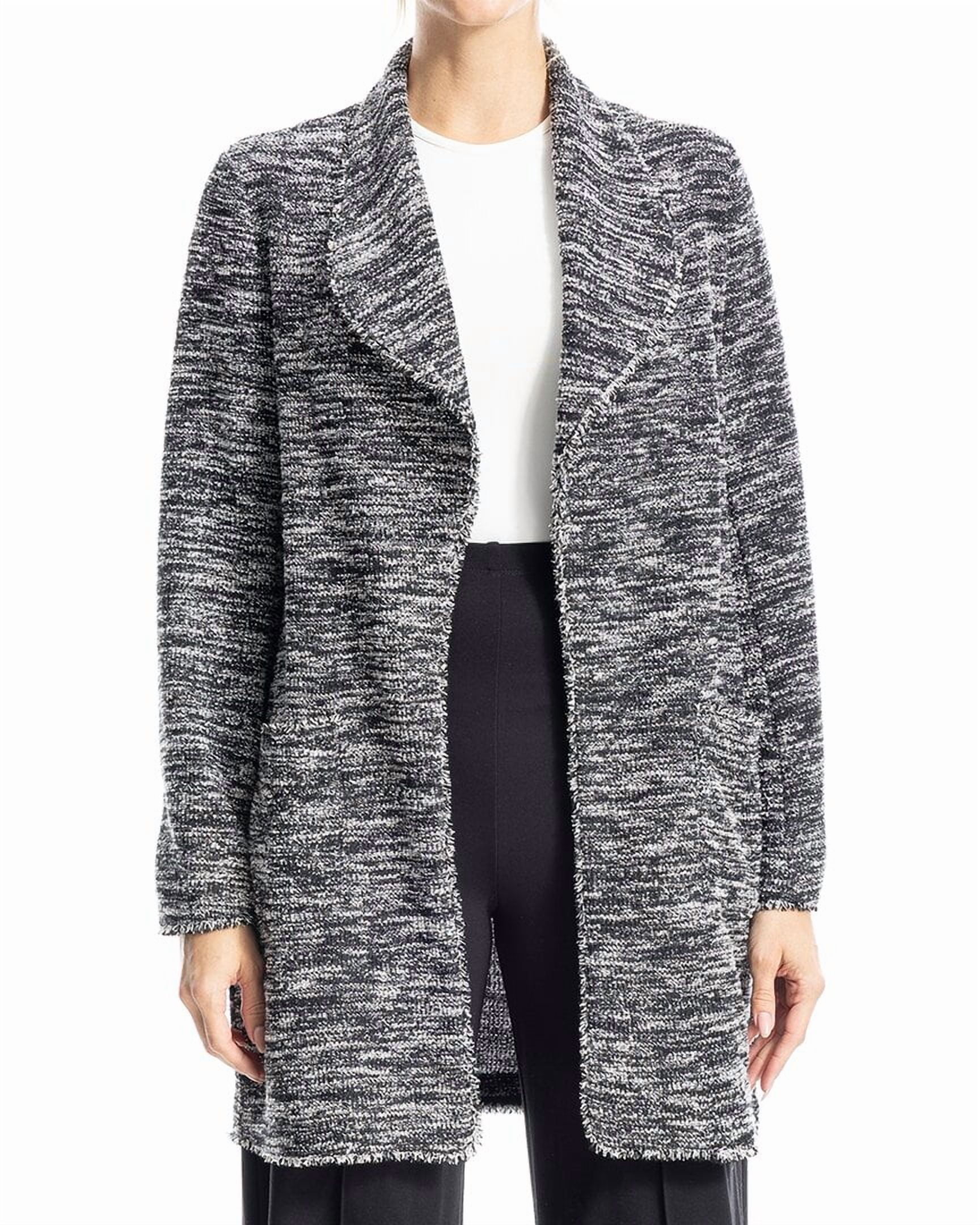 Max Studio womens Tweed Jacket, XL, Black - Walmart.com