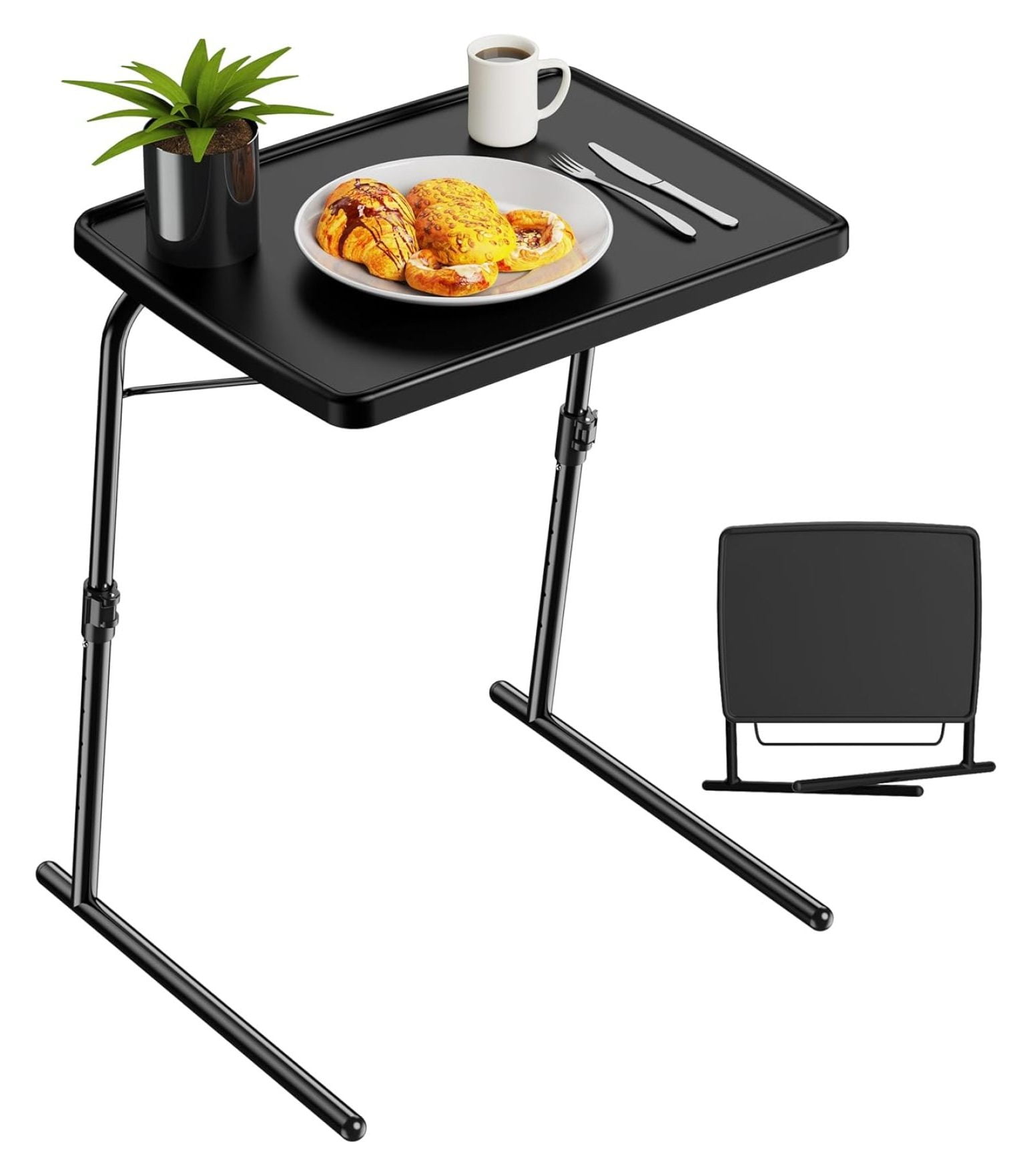 Max TV Tray Table, Echoworld Adjustable Large TV Tray for Eating ...