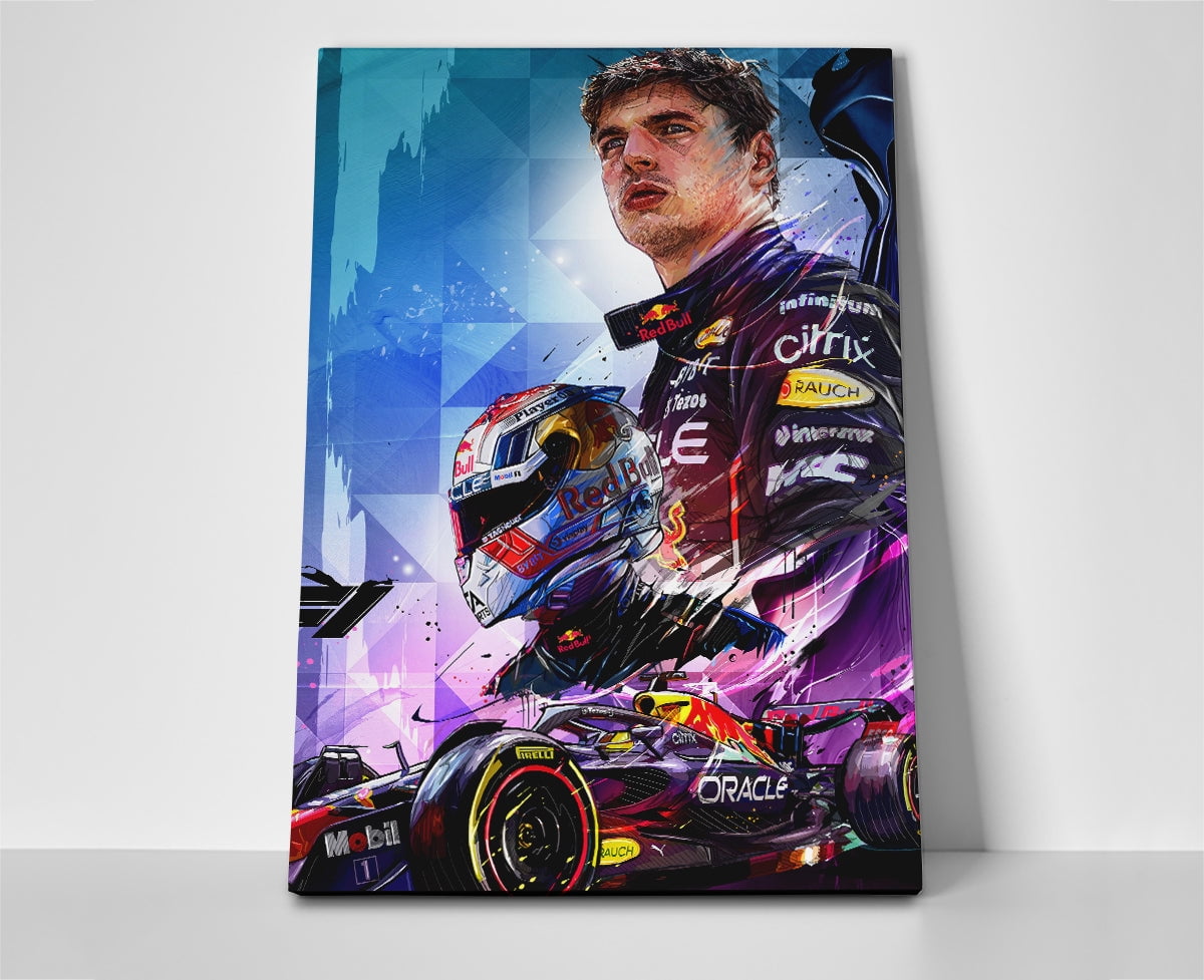 Max Verstappen F1 Poster or Wrapped Canvas - Walmart.com