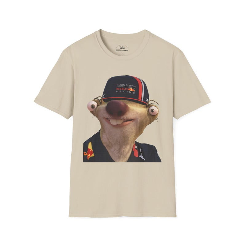 Max Verstappen Funny Meme T-Shirt, Sid The Sloth, F1 Driver Tee, Simply ...