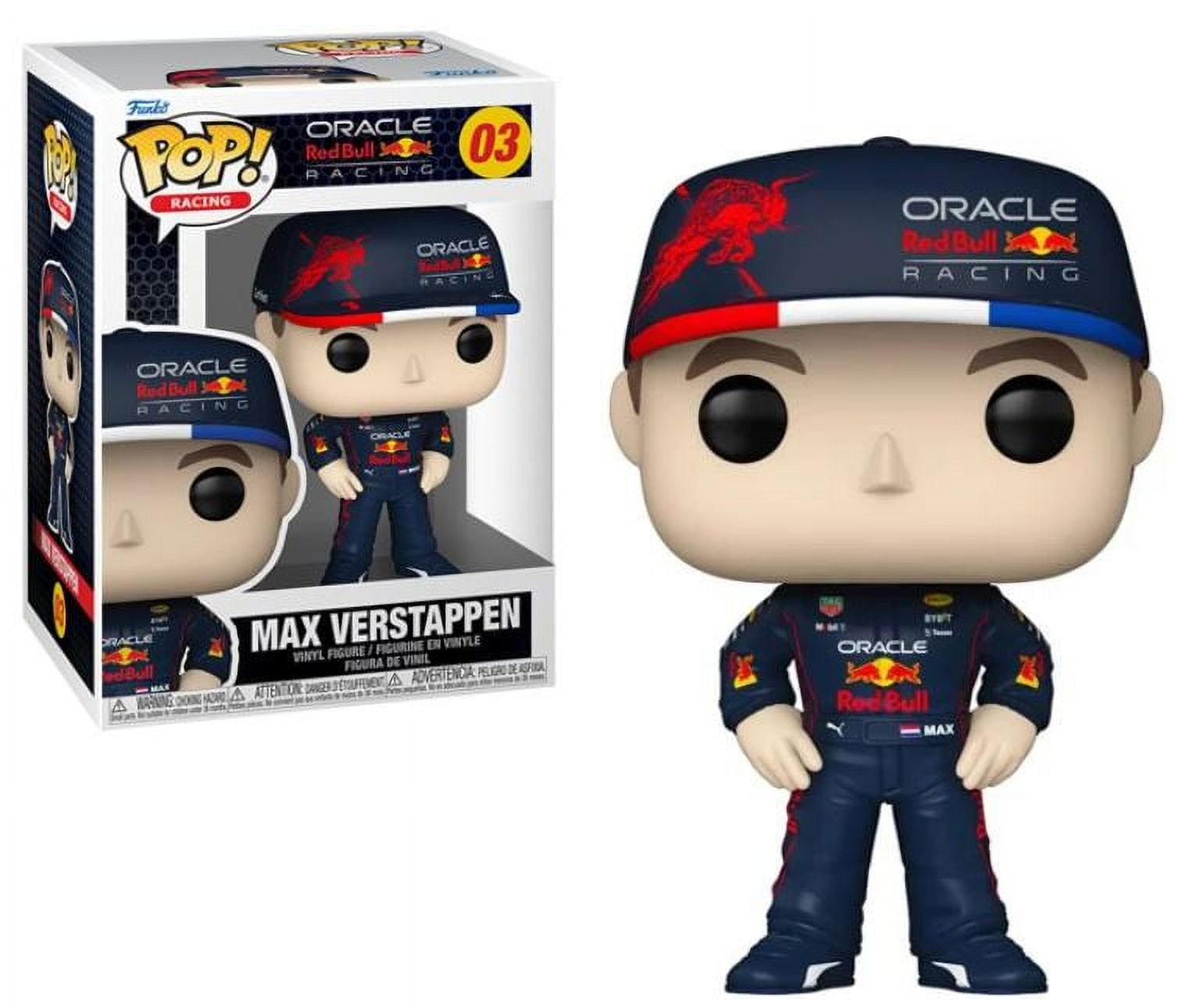 Max Verstappen #03, Funko Pop! Sports Racing Formula 1, 3.75 Inch ...