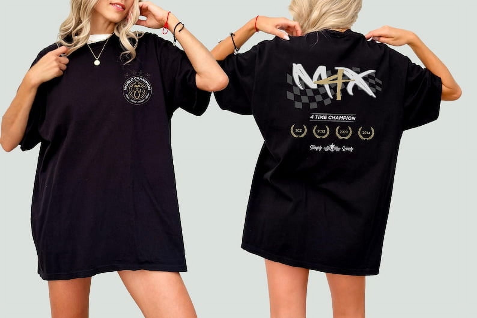 Max Verstappen Shirt M4X 4-Time Champion F1 Fan Gift Formula 1 Racing ...