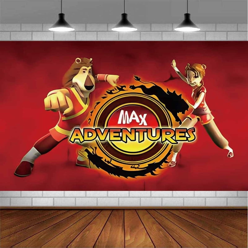 Max adventures Backdrop Banner Party Supplies Poster Movie Theme ...
