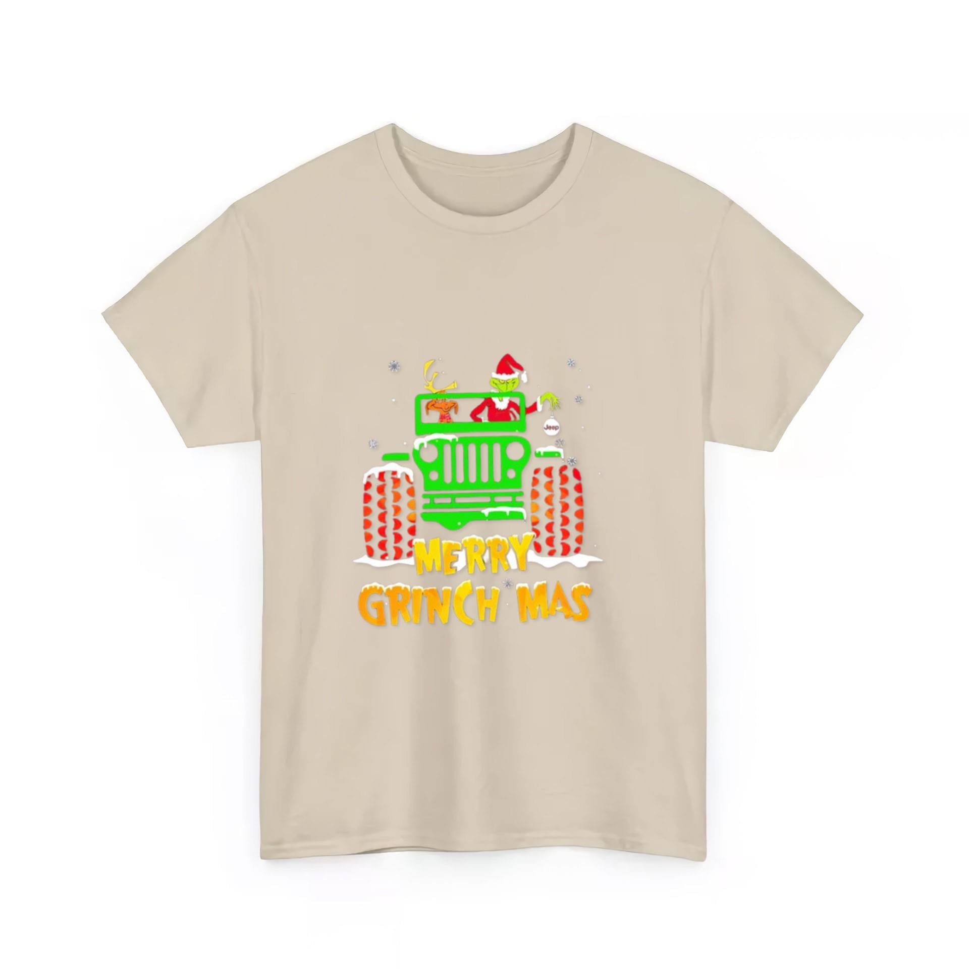 Max and Grinch drive Jeep Merry Grinch mas Christmas shirt-removebg-preview - Walmart.com
