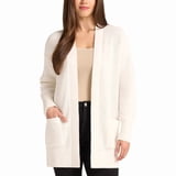 Max and Mia Women's Open Front Long Sleeve Combed Cotton Cardigan ...