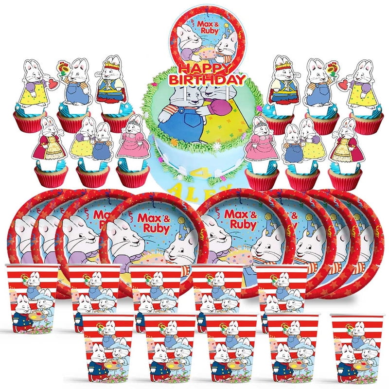 Max and Ruby Birthday Cups Party Supplies Plates Decorations Cake ...