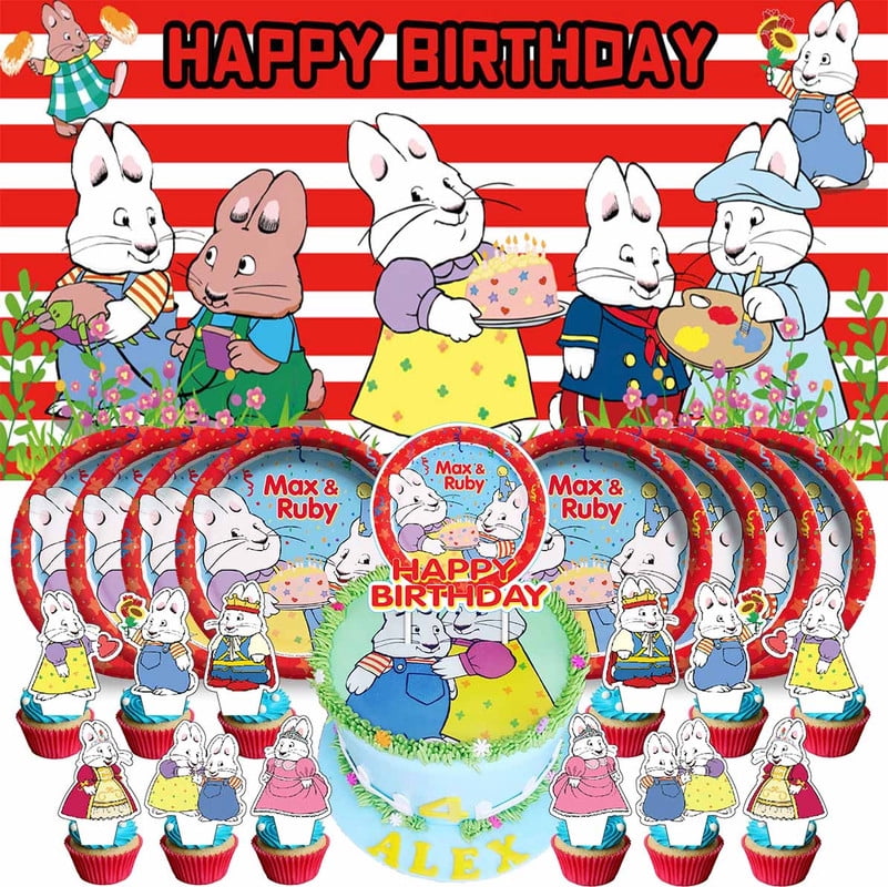 Max and Ruby Plates Birthday Party Supplies Decor Decorations ...