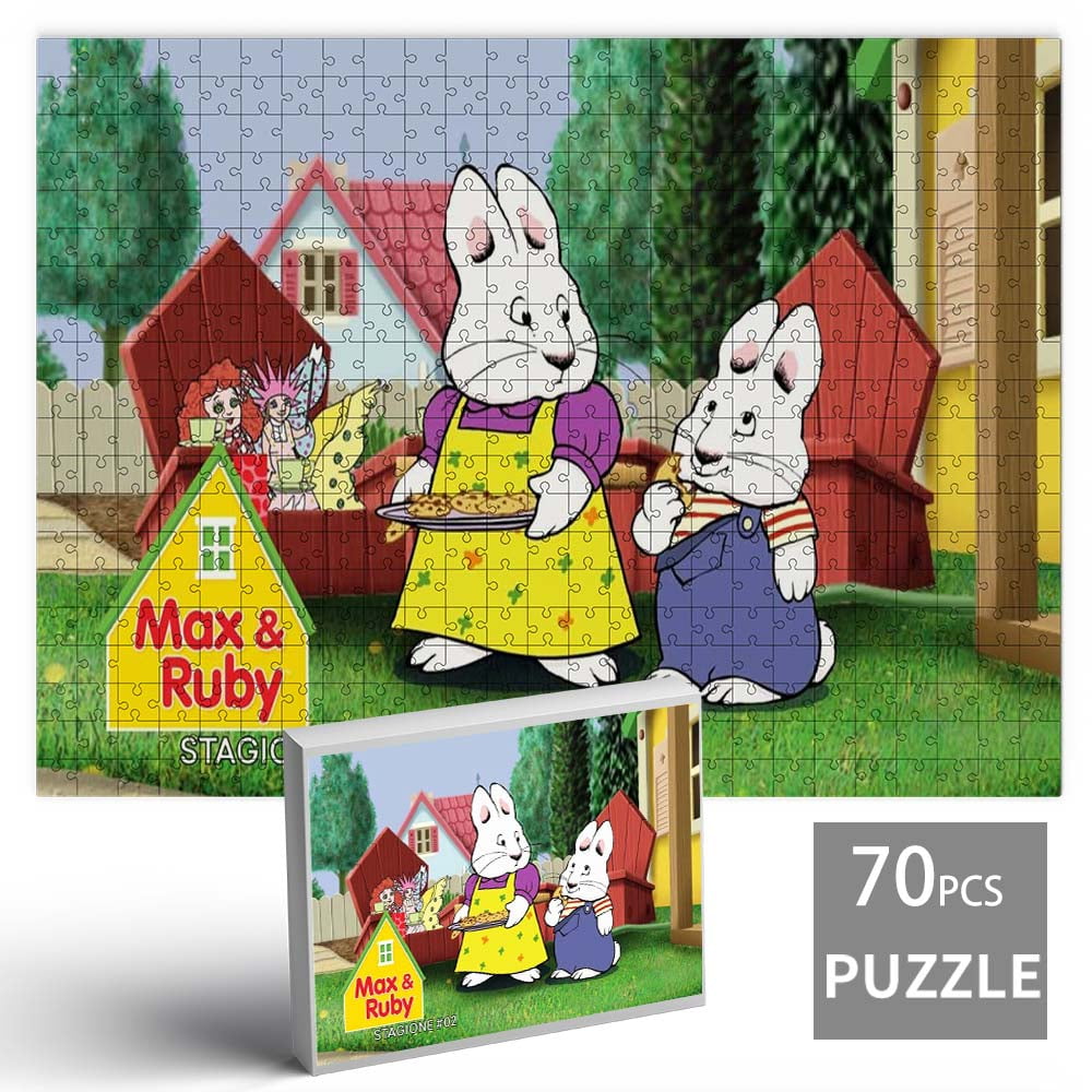 Max and Ruby Puzzles for Adults 70 Pieces Hard Difficult Teens Jigsaw ...