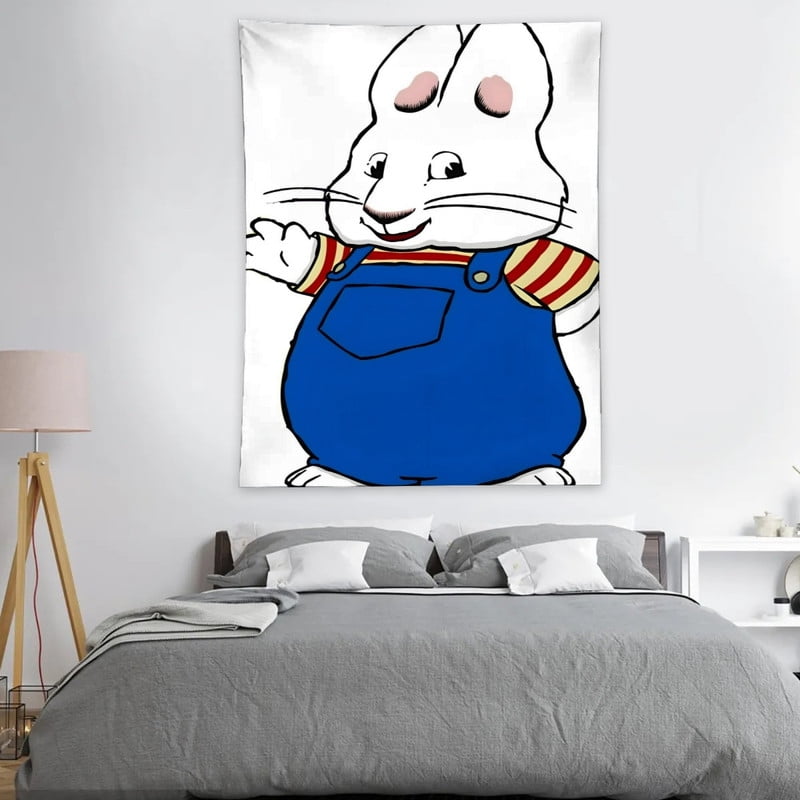 Max and ruby tapestry 40 x 60 inches with vivid colors realistic details easy to hang and clean ...