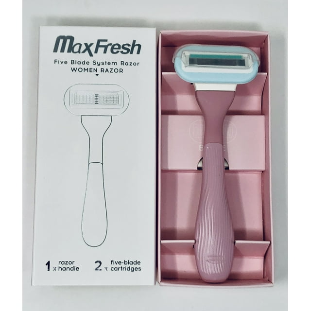 Max fresh women razor pink for Women with Sensitive Skin, Lady Razor ...