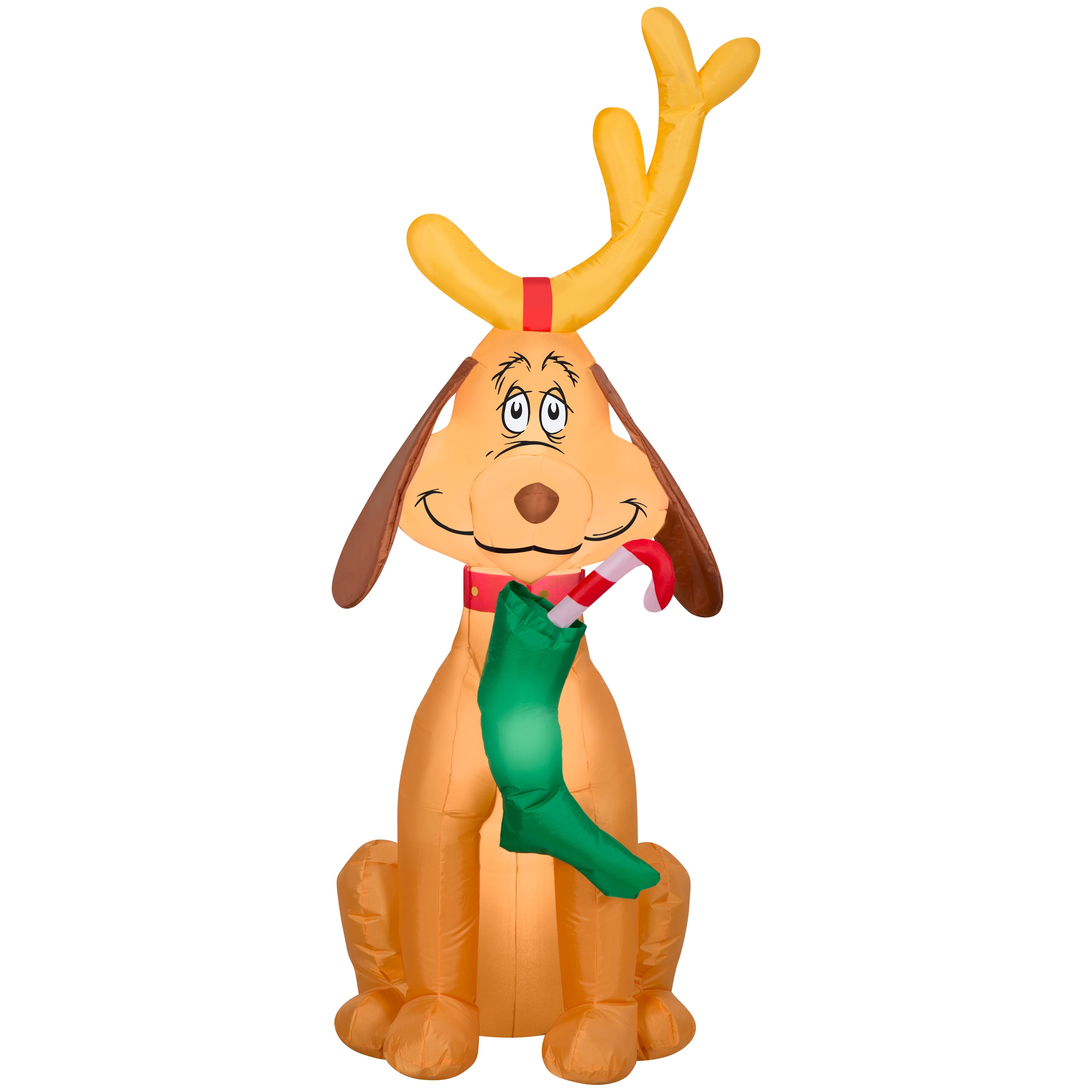 Airblown Inflatables Max from the Grinch with Stocking, 4 Feet Tall ...