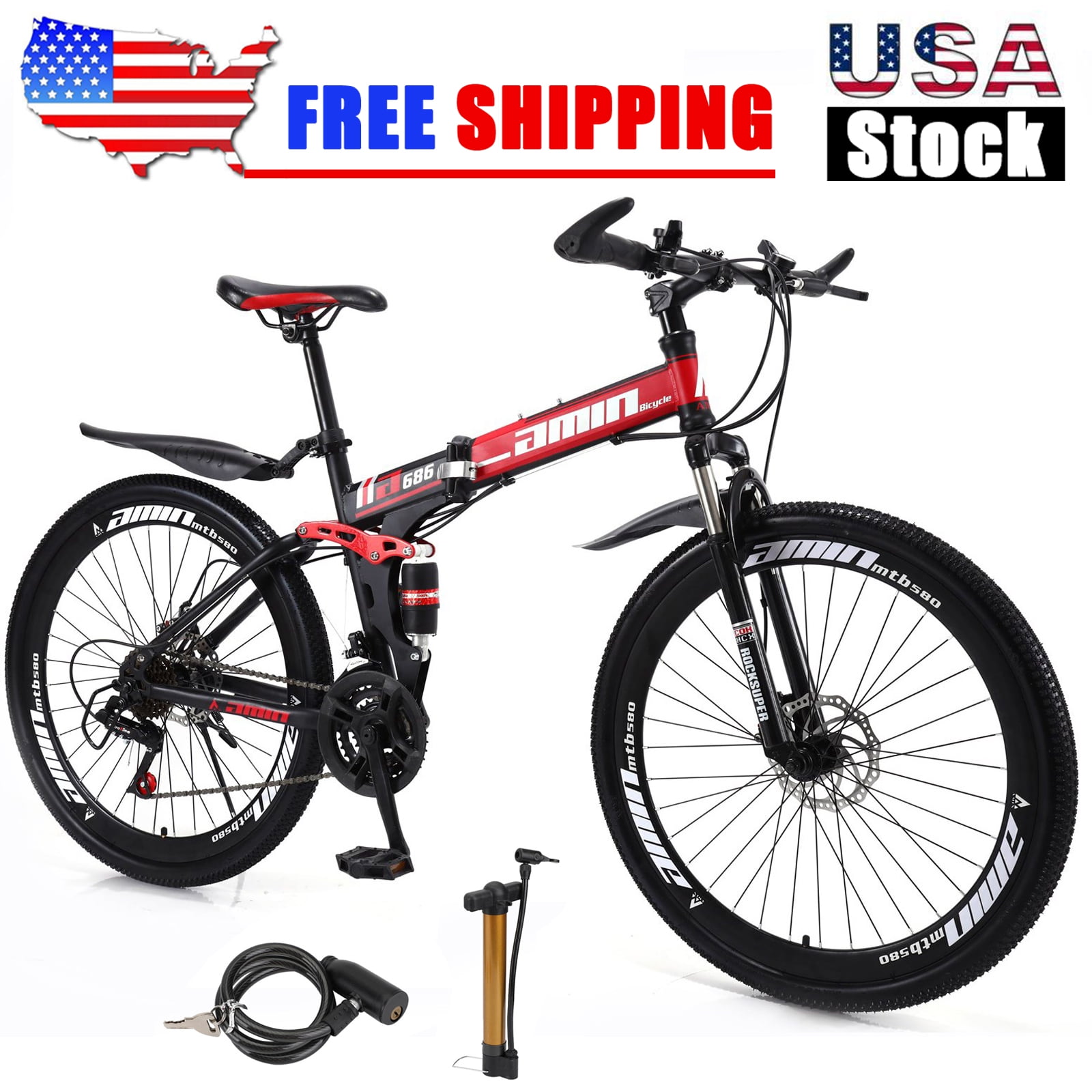 Max4out Men's and Women's 26 Inch Mountain Bike - Walmart.com