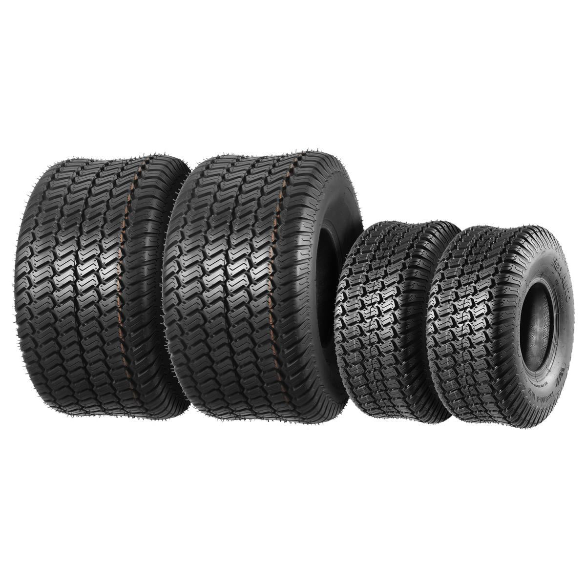 MaxAuto Front Rear 15x6-6 20x10-8 Lawn Mower Turf Farm Tires - Walmart.com
