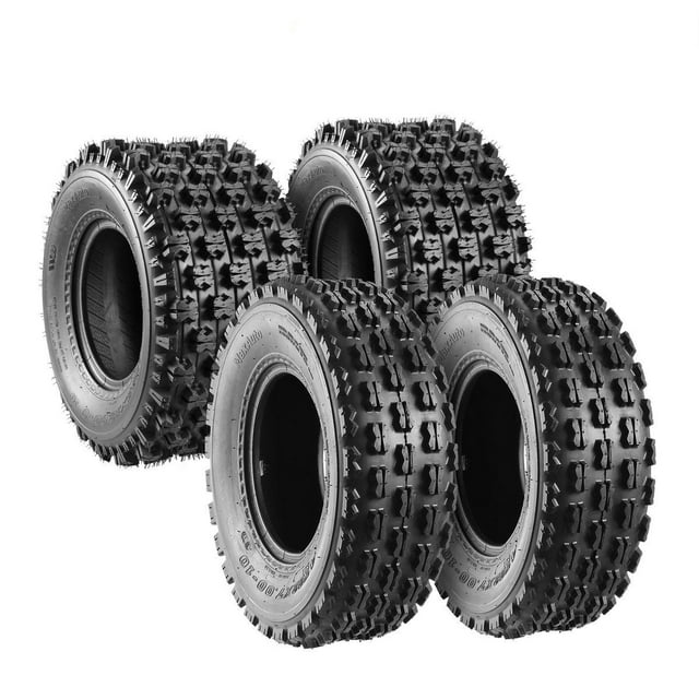 MaxAuto 22x7-10 Front & 20x10-9 Rear ATV Quad Tires Sport ATV UTV Tires ...