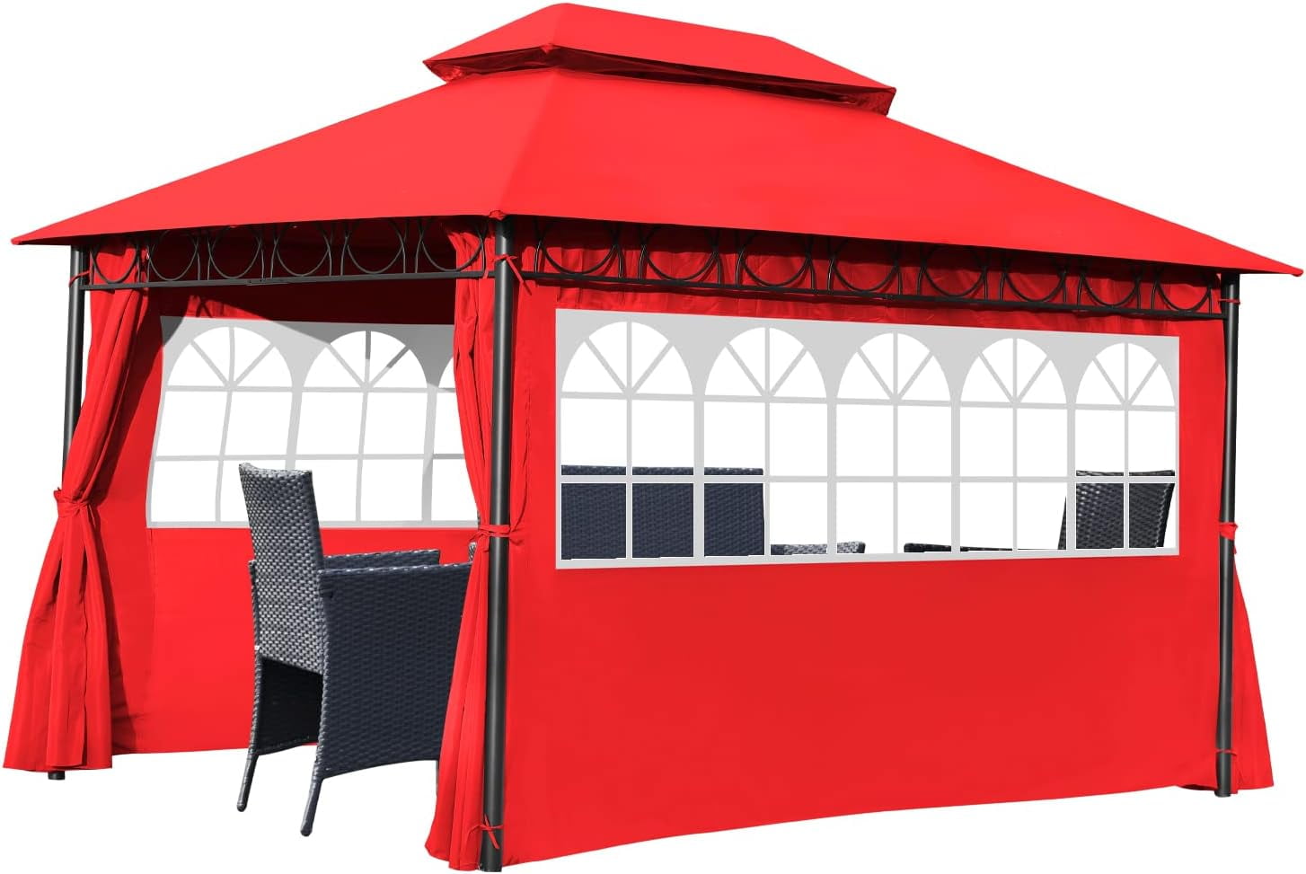 MaxDeals 10'x13' Outdoor Gazebo Waterproof Canopies Gazebos Canopy Tent ...