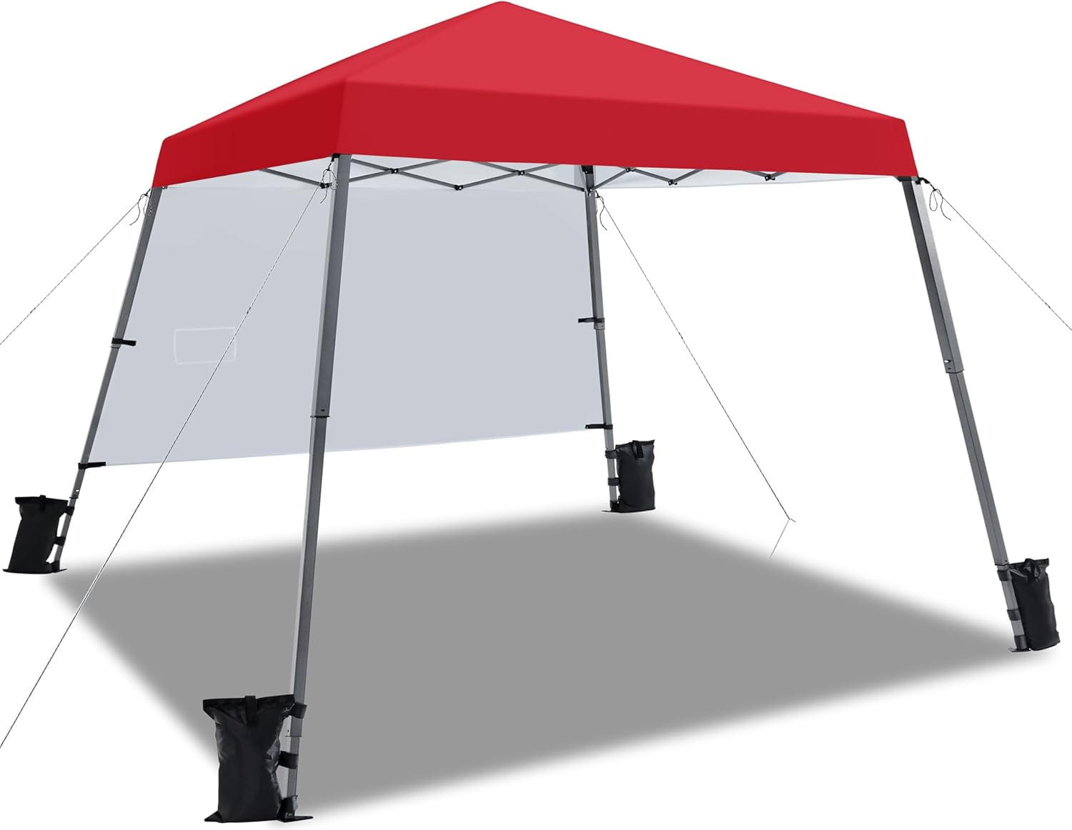 MaxDeals Pop Up Canopy Tent with Backpack, 10x10 Base Portable Easy One ...