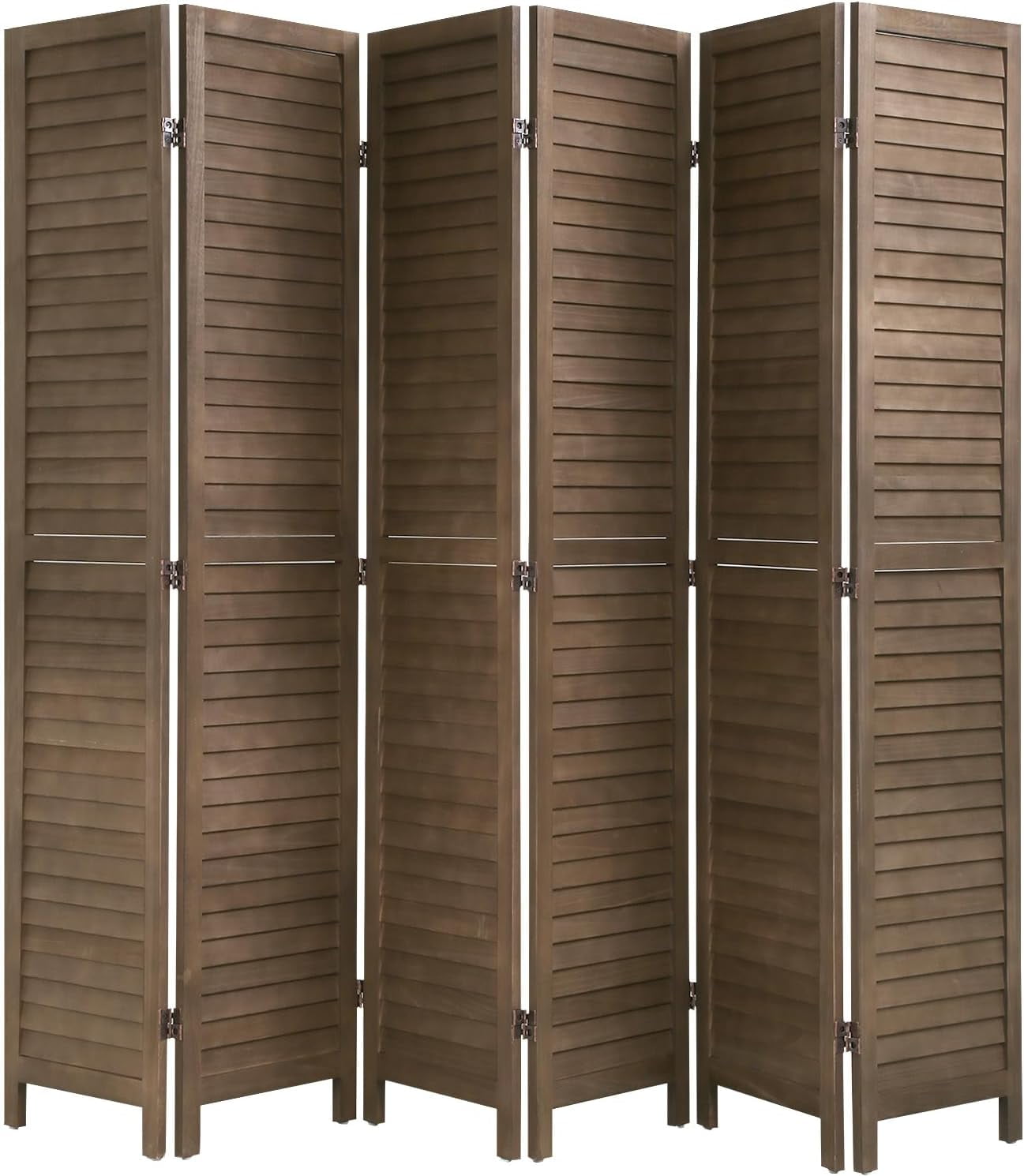 MaxDeals Room Divider Wood Privacy Screen 5.75 Ft Indoor Folding ...