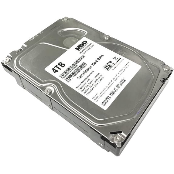 MaxDigitalData 4TB HDD Storage, 64MB Cache, 5900PM SATA 6.0Gb/s, 3 ...