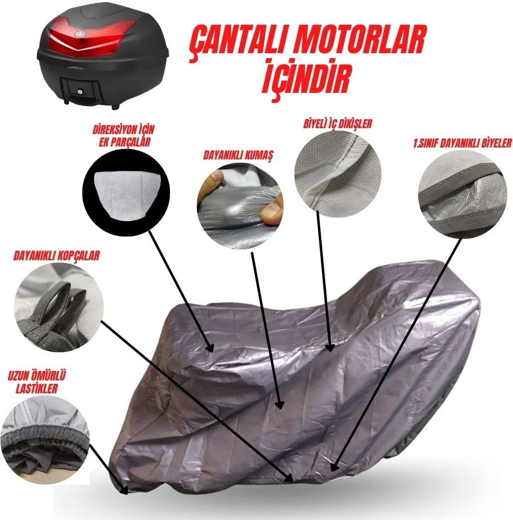 MaxDurable Bmw R80 Motorcycle Engine Cover (With Topcase) - Walmart.com