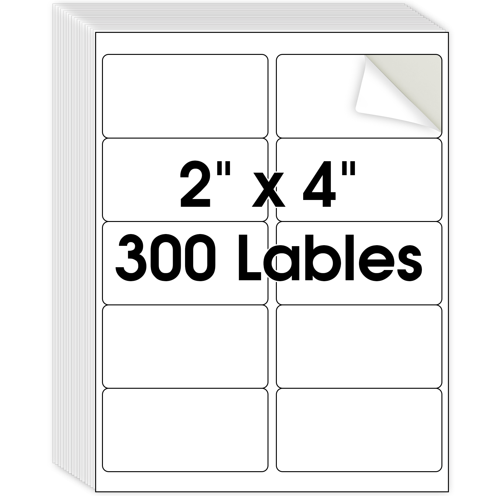 JAM Paper Shipping Address Labels, Large, 3 1/3 x 4, White, 120/Pack ...