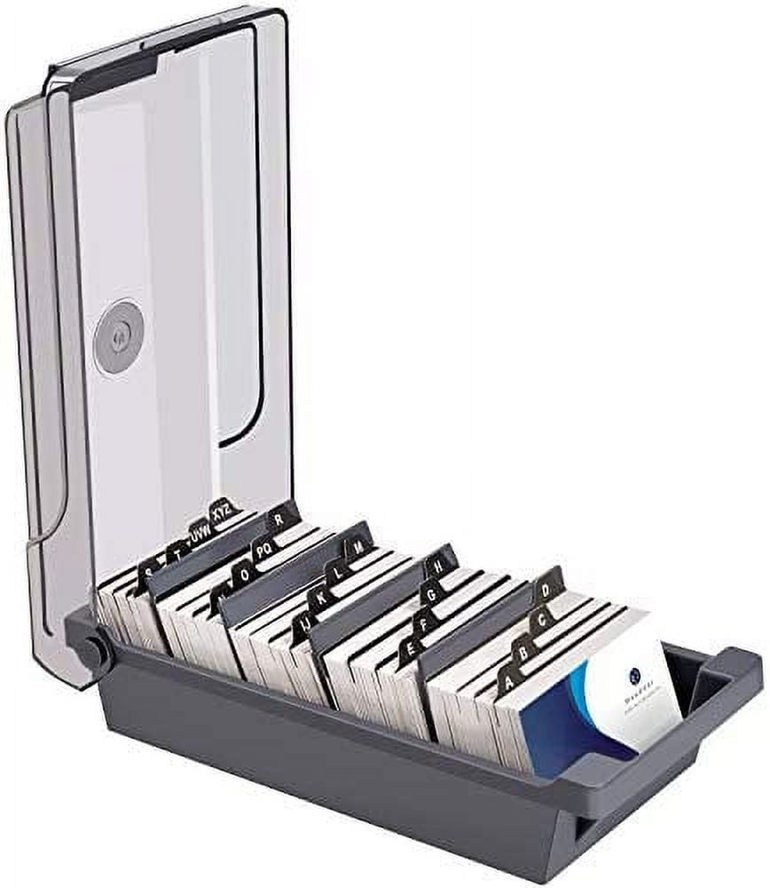 MaxGear Business Card Holder for Desk, Business Card Case Organizer ...