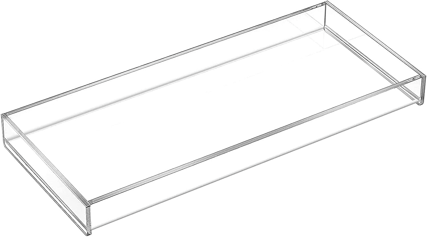 MaxGear Clear Acrylic Vanity Tray for Bathroom and Toilet Tank, 11.8 x ...