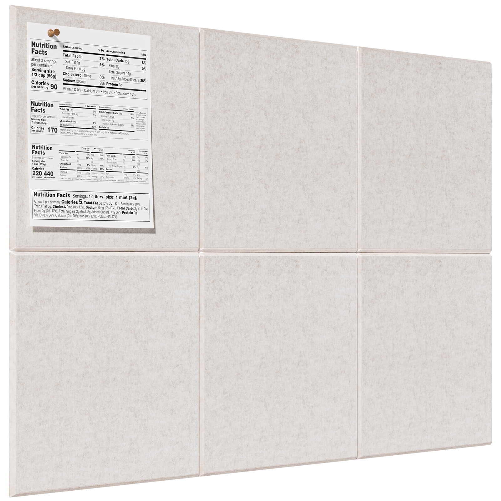 MaxGear Large Cork Board for Wall 36" x 24", Light Tan Bulletin Board ...