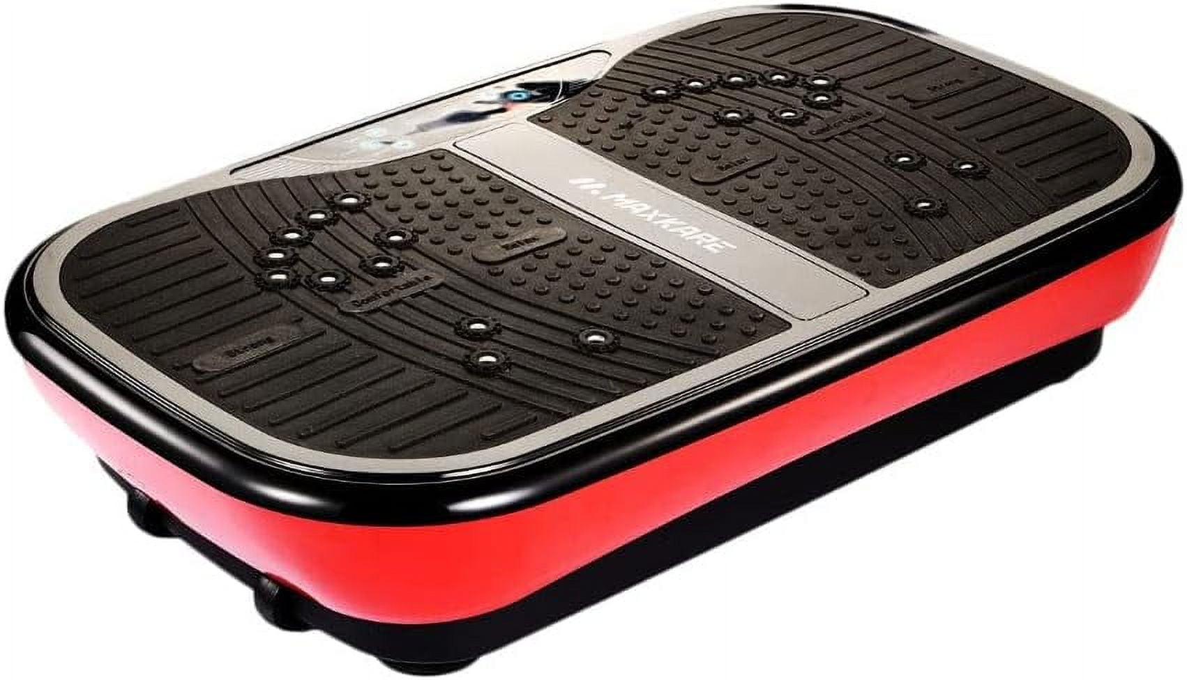 MaxKare 200 Watt Pivotal Oscillation Portable Whole Body Vibration Plate Exercise Machine with ...