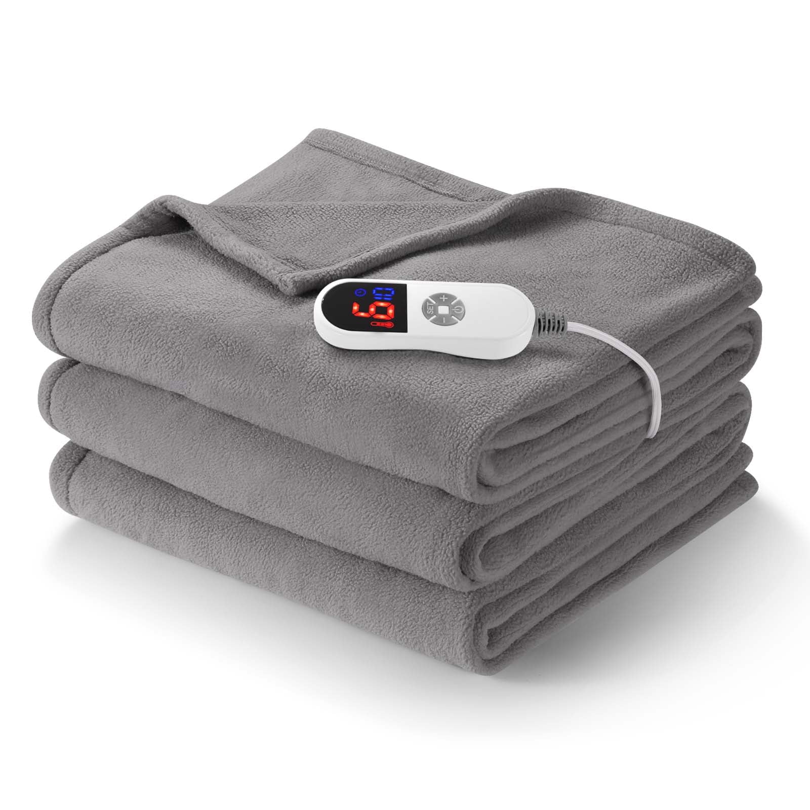 MaxKare Full Size Electric Heated Blanket 77'' x 84'', 4 Levels, 10H ...