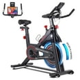 MaxKare Exercise Bike Indoor Cycling Bike Silent Magnetic Resistance 100 Levels, 30Lbs Heavy ...