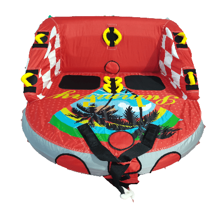 MaxKare Inflatable Towable Tube for 1-2 Person Boating Waterskiing with ...