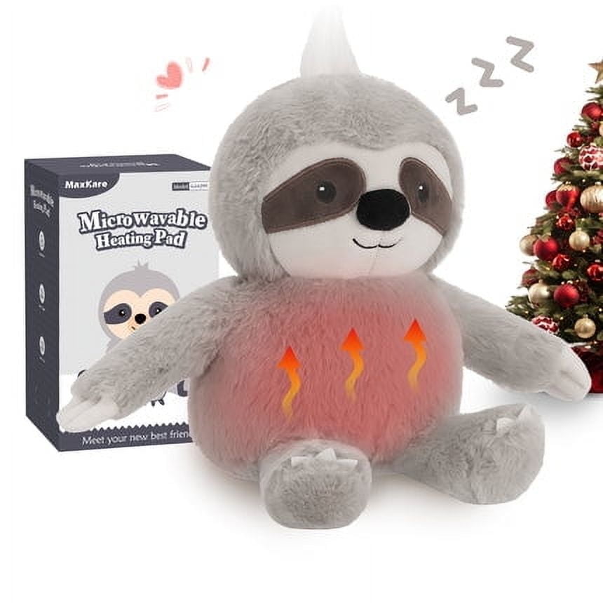 MaxKare Microwavable Stuffed Animal Heating Pad Heatable for Anxiety ...