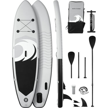 SereneLife SLSUPB06 - Free Flow Paddleboard SUP - Stand Up Water Paddle ...