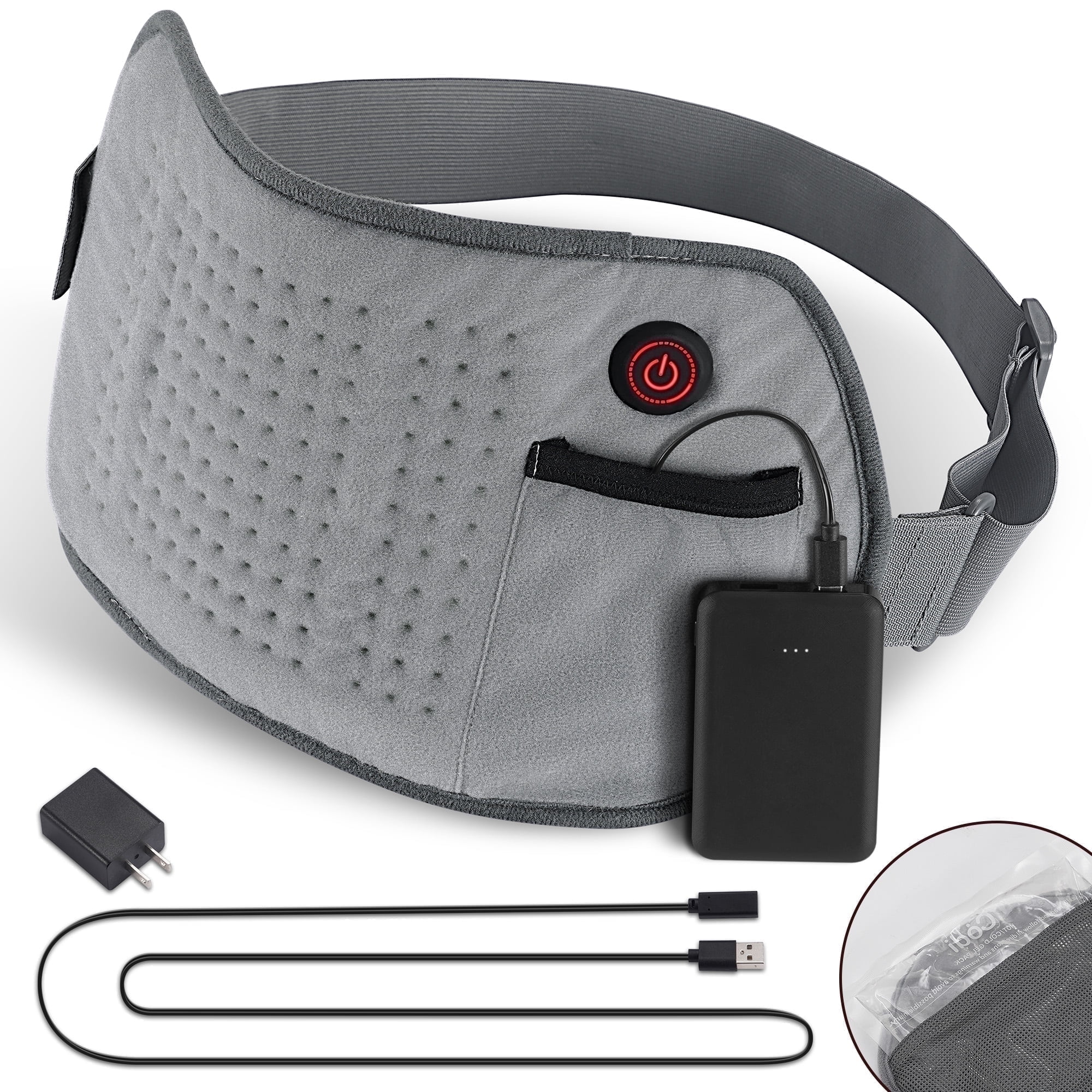 MaxKare Portable Heating Pad for Hot and Cold Use with USB, Power Bank ...