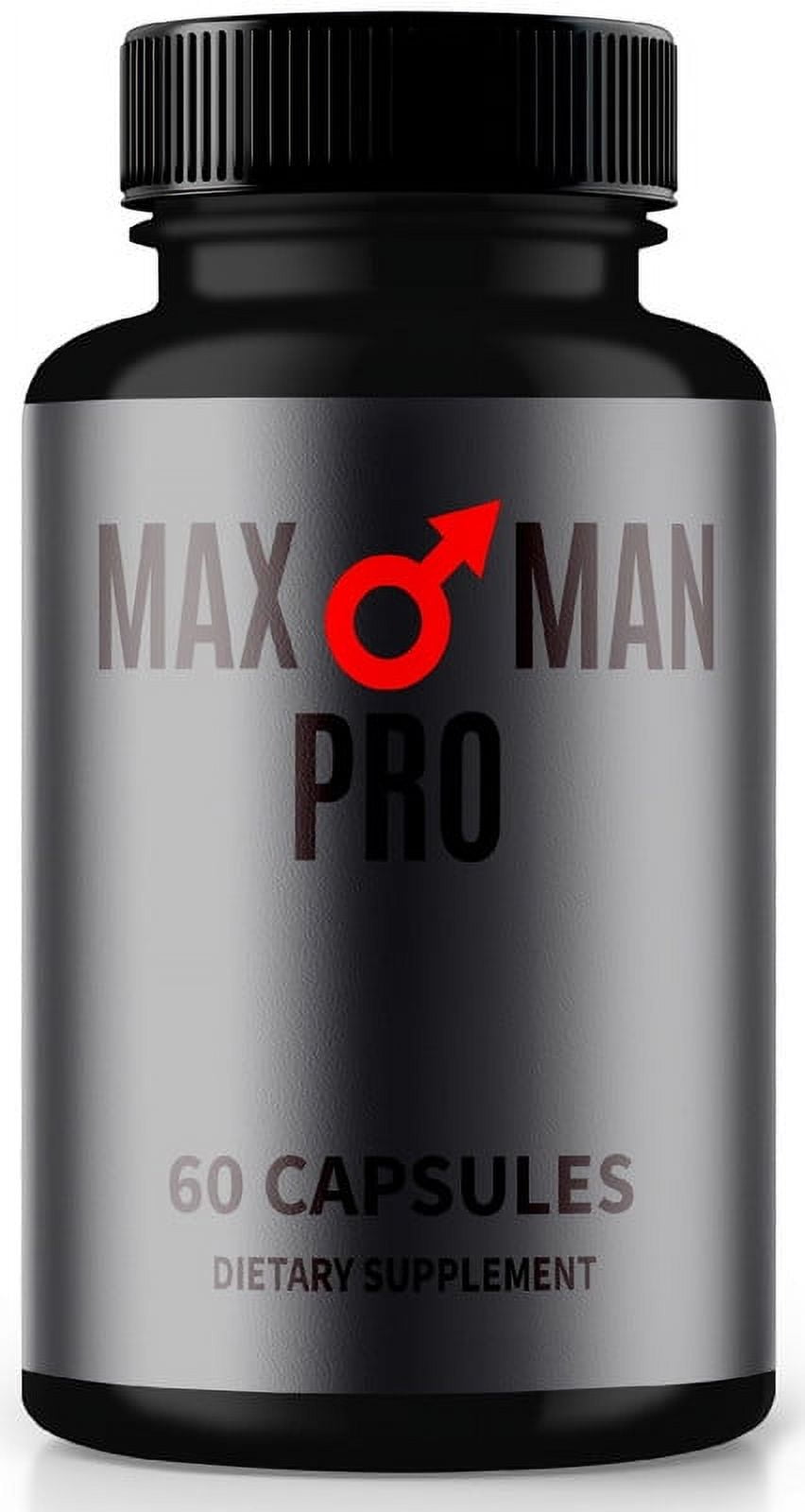 MaxMan Pro Pills, Maximum Strength Formula for Confidence, All-Natural ...