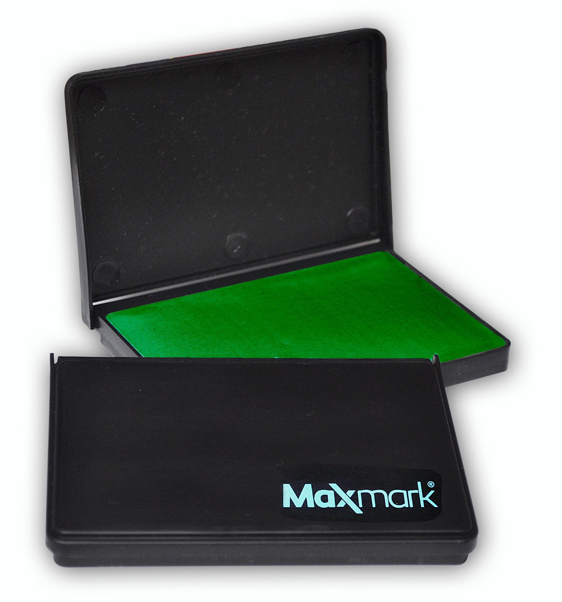 MaxMark Large Green Stamp Pad - 2-3/4 by 4-1/4 - Premium Felt Pad ...