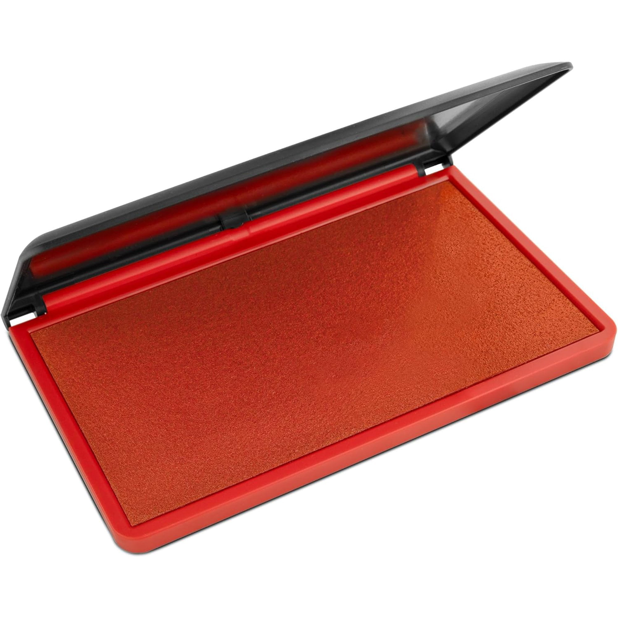 MaxMark Large Premium RED Ink Stamp Pad - 3.5" x 6.25" - Quality Felt ...