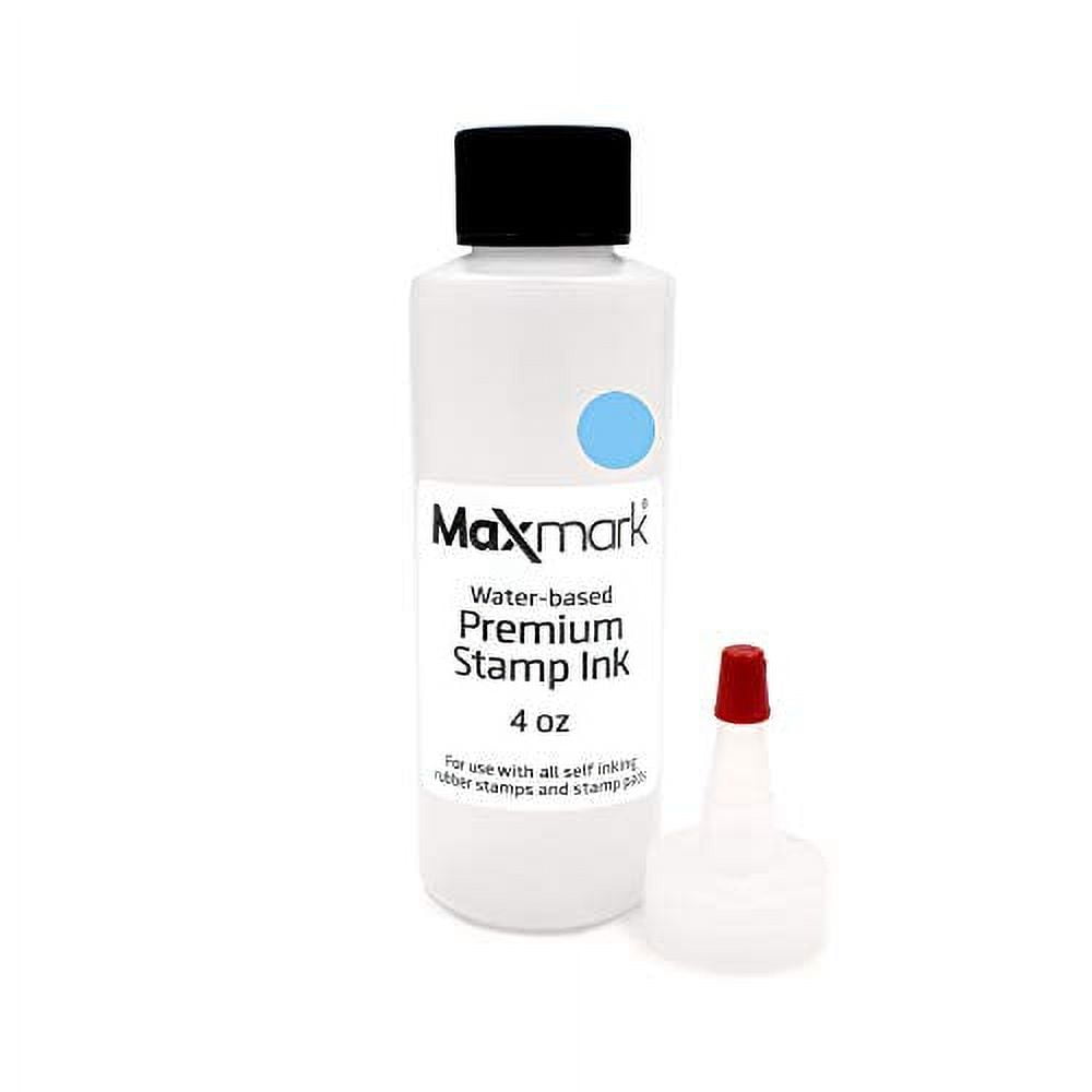 MaxMark Premium Refill Ink for self Inking Stamps and Stamp Pads, Light ...