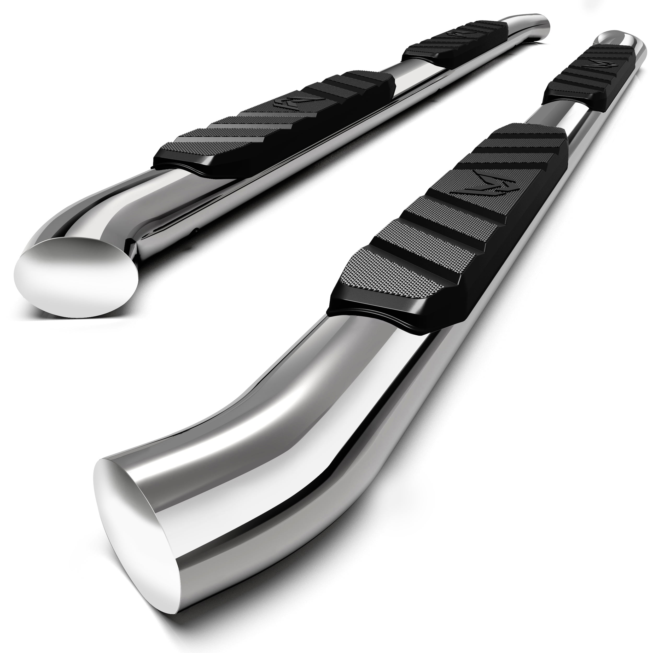 MaxMate 3.5" Oval Nerf Bar Side Steps | Truck Mounted | For 2005-2023 ...