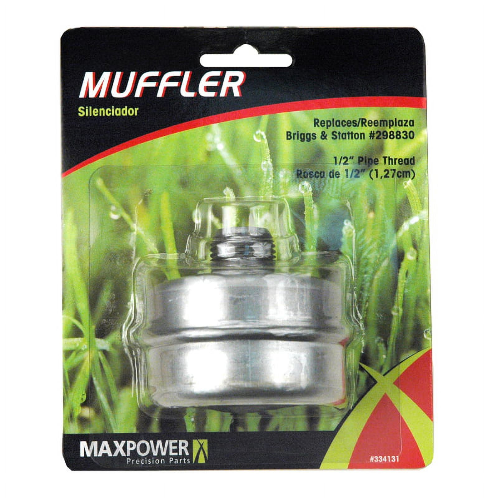 MaxPower 334131 Round Replacement Muffler for Briggs & Stratton ...
